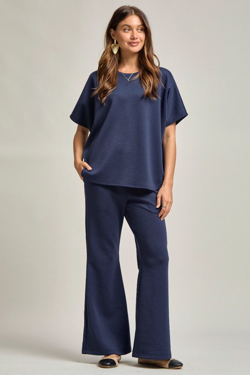 Jet Set Flare Travel Set - Navy – Delta Swanky Girl